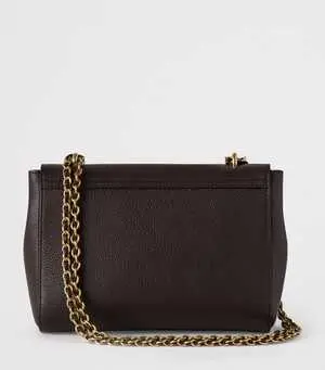 Mulberry Small Leather Lily Shoulder Bag - Black