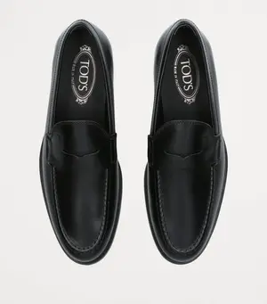 TOD'S Leather Gomma Loafers