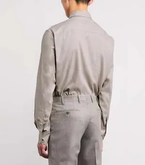Brioni Cotton Shirt - Ivory