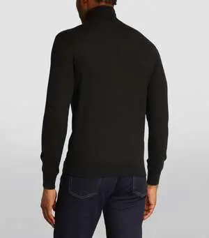 Ralph Lauren Purple Label Cashmere Rollneck Sweater - Black