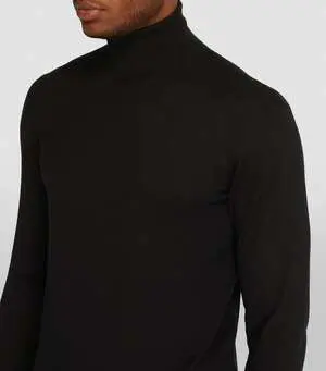 Ralph Lauren Purple Label Cashmere Rollneck Sweater - Black