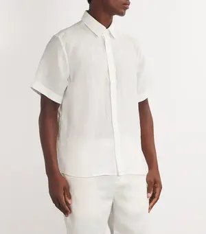 Frescobol Carioca Linen Castro Short-sleeve Shirt