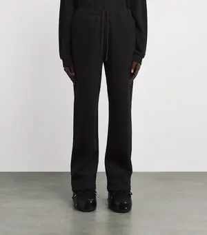 SKIMS Cotton-blend Fleece Straight Leg Sweatpants