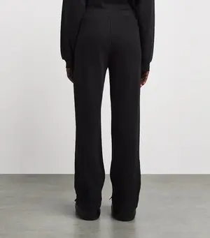 SKIMS Cotton-blend Fleece Straight Leg Sweatpants