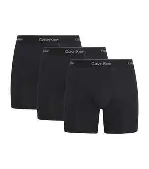 Calvin Klein Stretch-cotton Trunks - Black