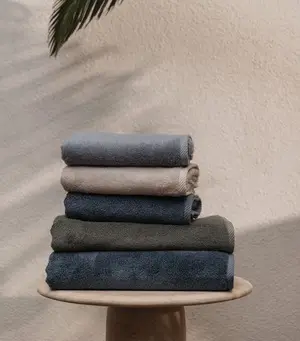 HAMAM Organic Cotton-modal Glam Bath Sheet - Grey