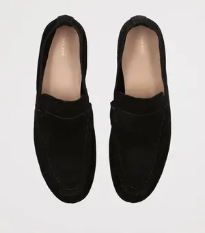 THE ROW Soft Suede Loafers