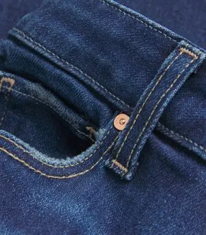 Paige Mason Ankle Straight Jeans - Blue
