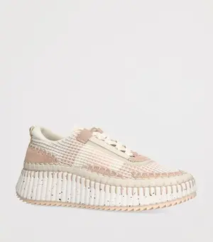 Chloé Nama Runner Sneakers - Beige