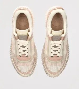 Chloé Nama Runner Sneakers - Beige