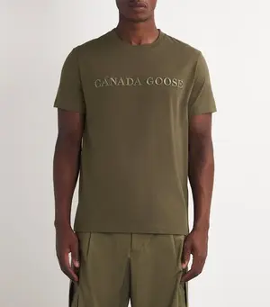 Canada Goose Cotton Embroidered Emerson T-shirt
