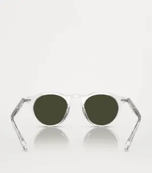 Oliver Spencer Acetate Round Frame Sunglasses - Grey