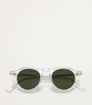 Oliver Spencer Acetate Round Frame Sunglasses - Grey