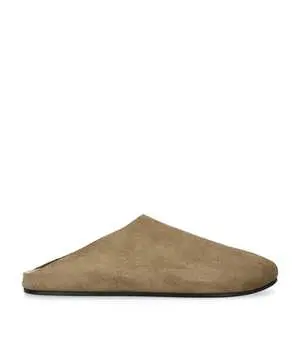 THE ROW Hudson Suede Slides