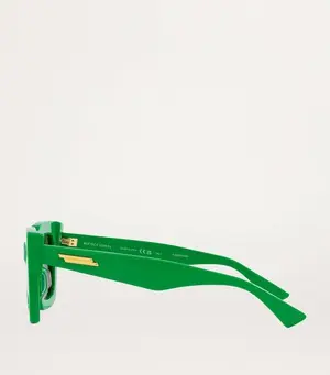 Bottega Veneta Acetate Sunglasses - Green