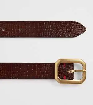 Eleventy Leather Belt