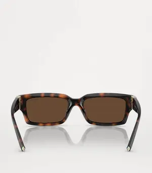 Tiffany & Co. Tortoiseshell Square Frame Sunglasses