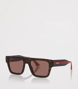 Gucci Acetate Rectangle Sunglasses
