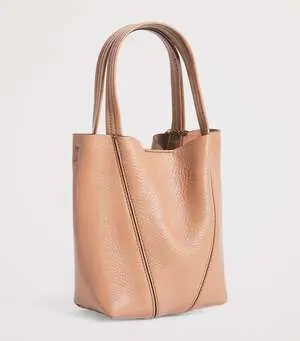 Chloé Small Leather Spin Tote Bag