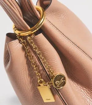 Chloé Small Leather Spin Tote Bag