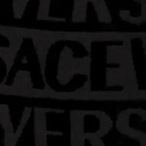 Versace Cotton Baroque Robe - Black
