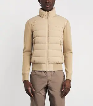 Mackage Haney-city Hybrid Down Jacket - Beige