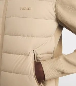 Mackage Haney-city Hybrid Down Jacket - Beige