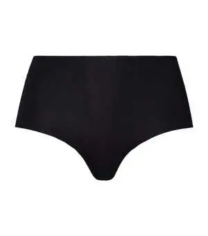 Hanro Invisible Cotton Maxi Briefs - Black