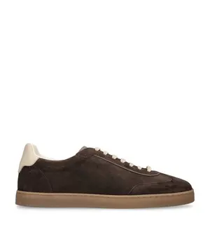 Brunello Cucinelli Suede Low-top Sneakers - Brown