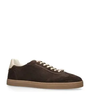 Brunello Cucinelli Suede Low-top Sneakers - Brown