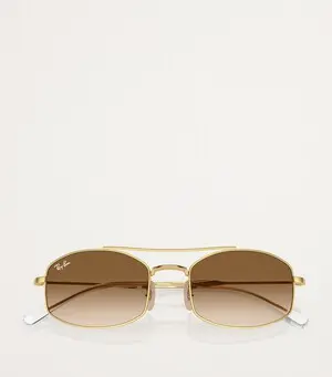 Ray-ban Metal Rb3719 Sunglasses - Gold