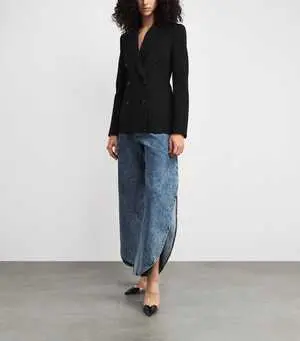Alaïa Patent Coeur Mules 90 - Black