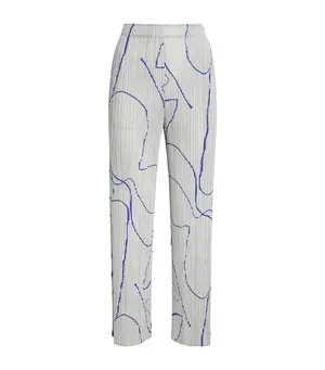 Issey Miyake Textured Pants For Women
