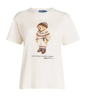 Polo Ralph Lauren Cotton Polo Bear T-shirt - White