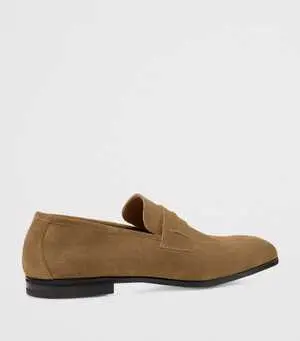 TOM FORD Suede Loafers - Brown