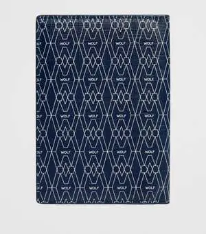 Wolf Vegan Signature Passport Sleeve - Blue