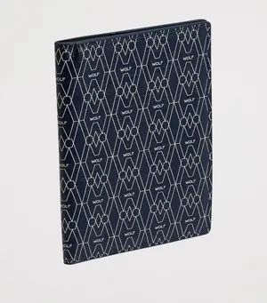Wolf Vegan Signature Passport Sleeve - Blue
