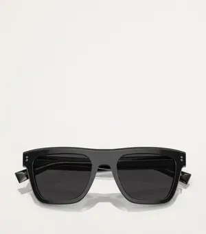 Dolce & Gabbana Acetate Square Domenico Sunglasses - Black