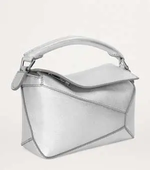Loewe Mini Leather Puzzle Edge Top-handle Bag