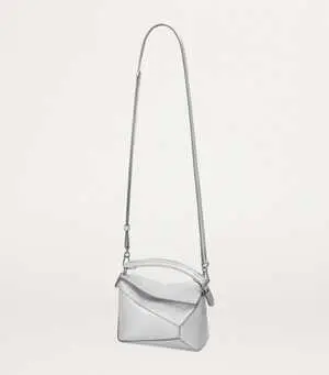 Loewe Mini Leather Puzzle Edge Top-handle Bag