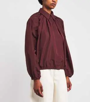 PATOU Volume Bubble Blouse - Burgundy