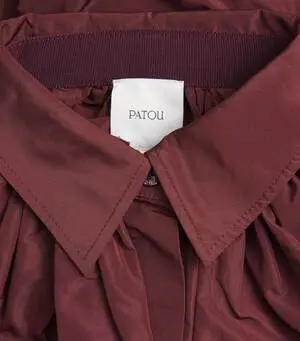 PATOU Volume Bubble Blouse - Burgundy