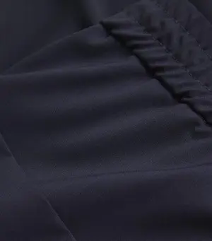 Barena Venezia Virgin Wool Drawstring Trousers - Navy