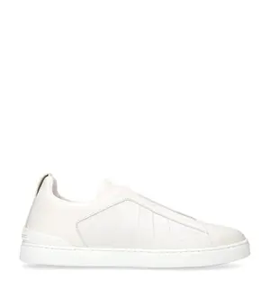 Zegna Croc Effect Sneakers For Men