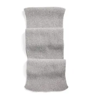 John Smedley Cashmere-wool Ribbed Scarf - Blue