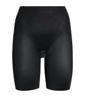 Spanx Shape Invisible Mid-thigh Shorts Medium Control - Black