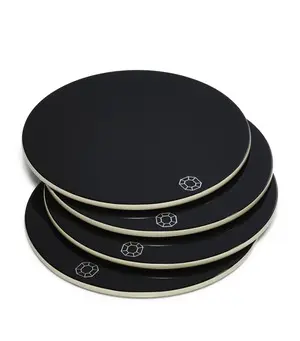THE MARTHA, BY BACCARAT Set Of 4 Octogone Coasters
