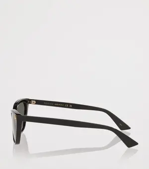 Gucci Acetate Cat Eye Sunglasses - Black