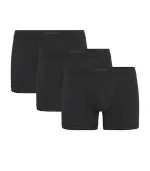 SKIMS Stretch-cotton Boxers - Black