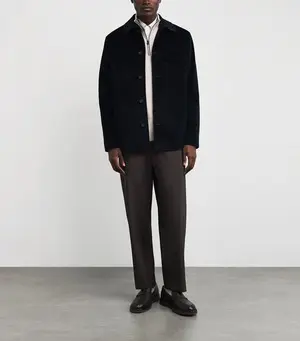 N.peal Cashmere Quarter-zip Carnaby Sweater - Grey